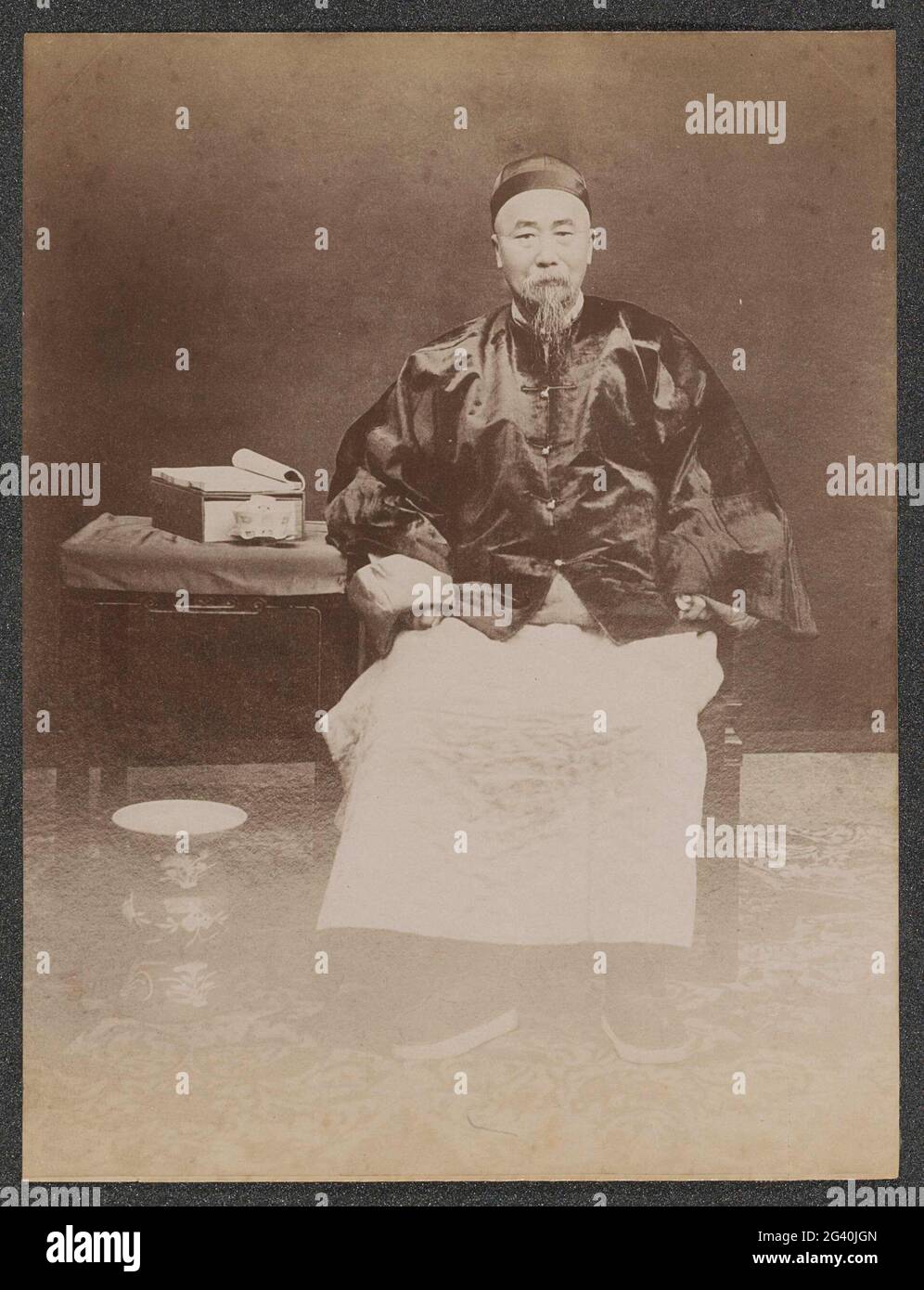 Portrait of Li Hongzhang, Chinese Mandarin and Saintoning. Part of ...