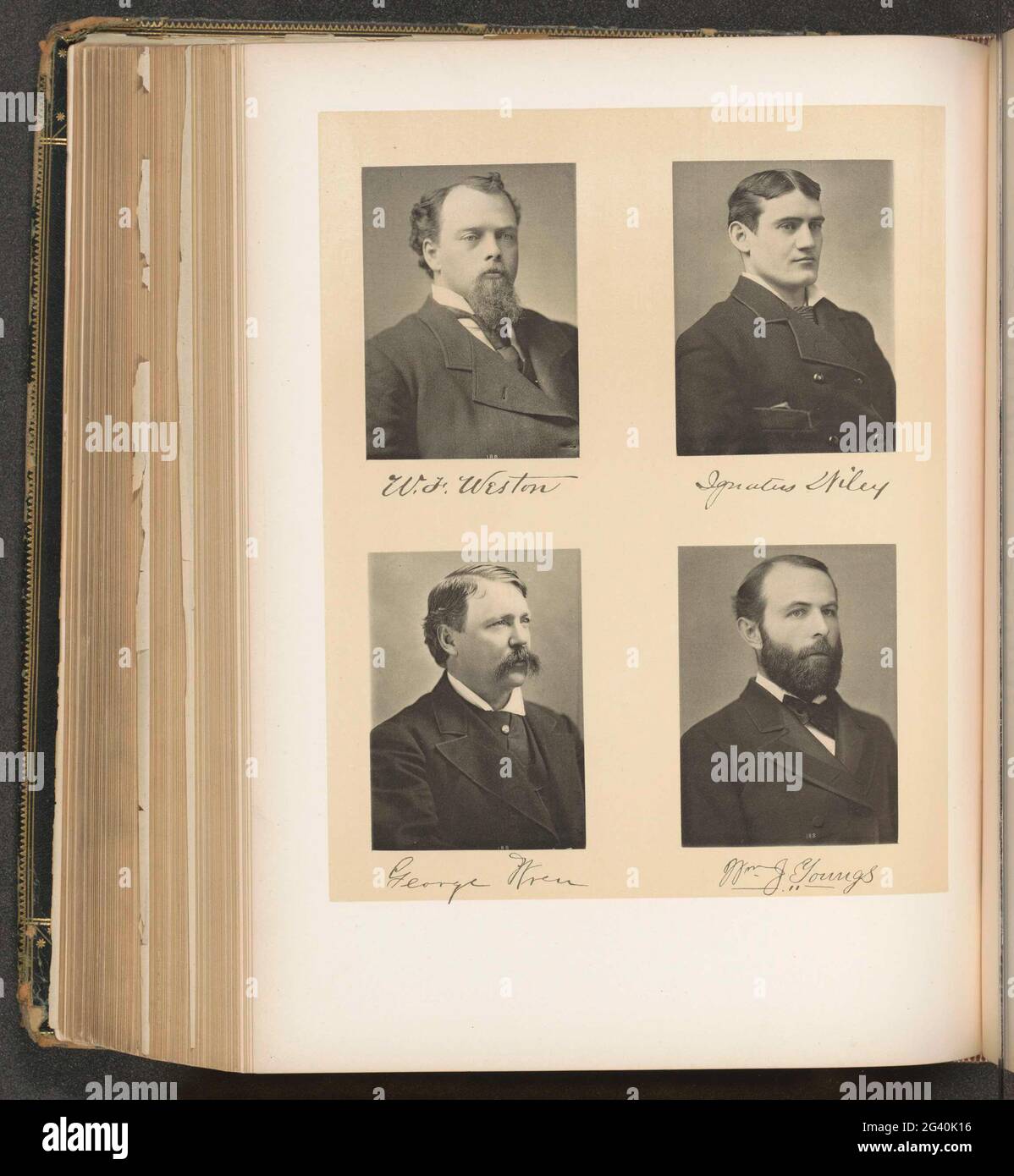 Portraits of four members of the Lower House of the State New York. Top ...