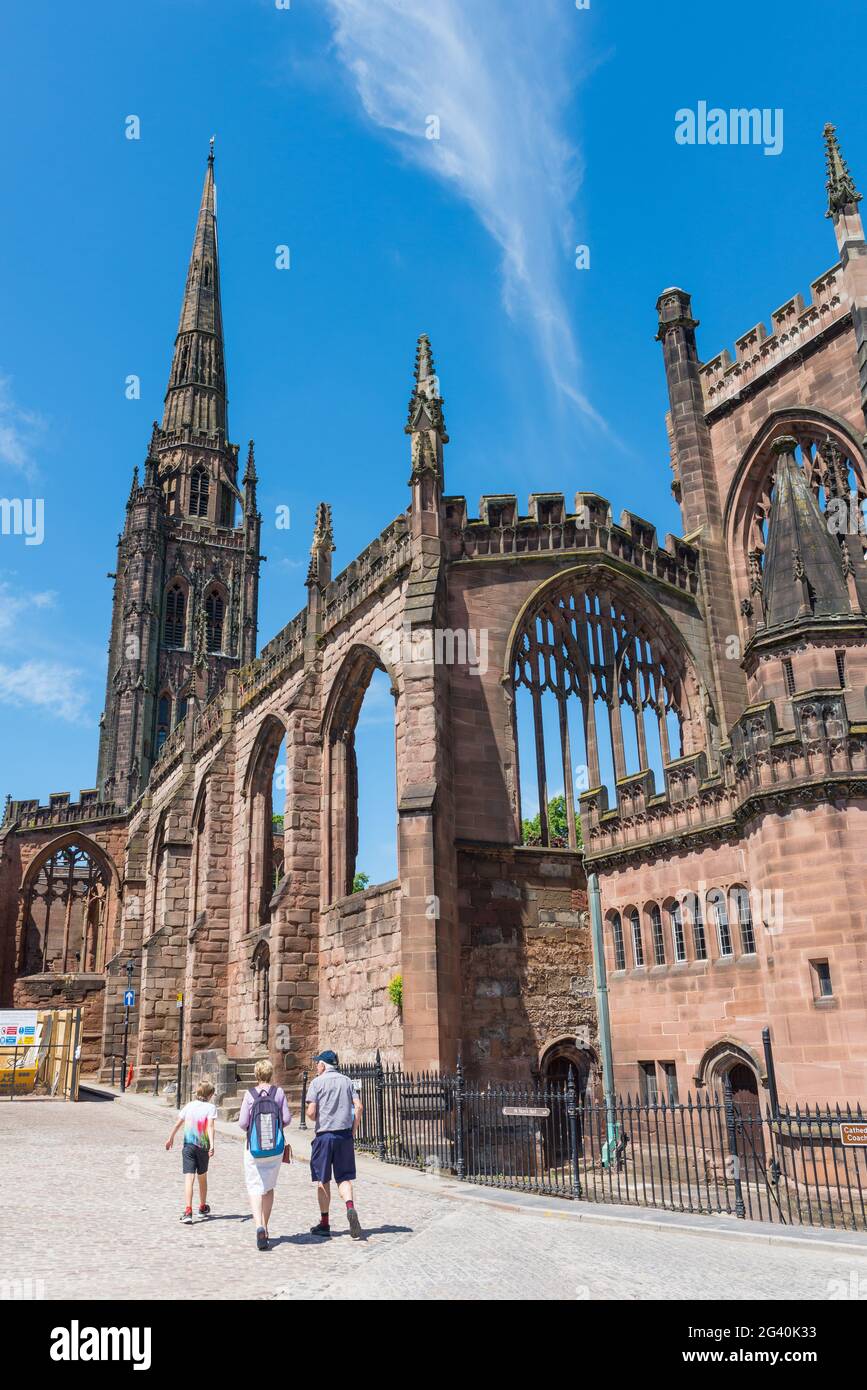 Coventry Cathedral is a modern 20th century building attached to the ...