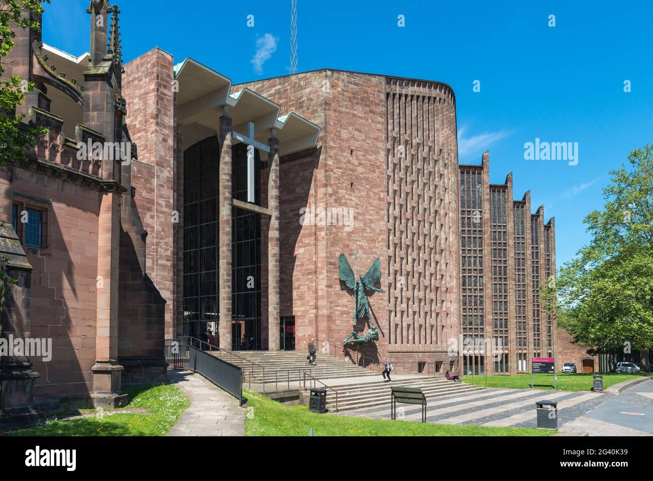 Coventry Cathedral is a modern 20th century building attached to the ...