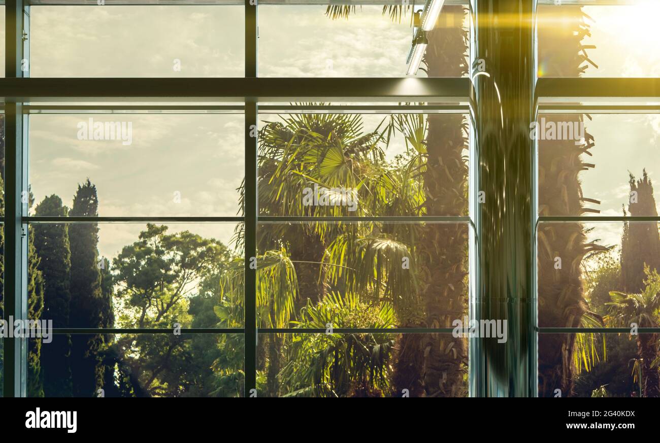 chill relax casual view sight from window home at the gorgeous nature ...