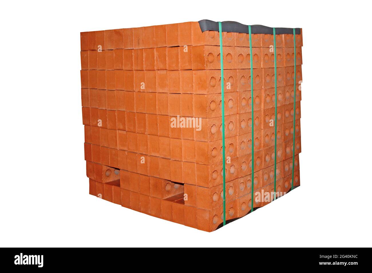 A Large Pack of Extruded Wirecut House Bricks Stock Photo - Alamy