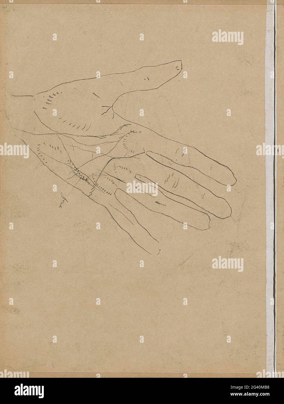 Hand spread fingers page hi-res stock photography and images - Alamy