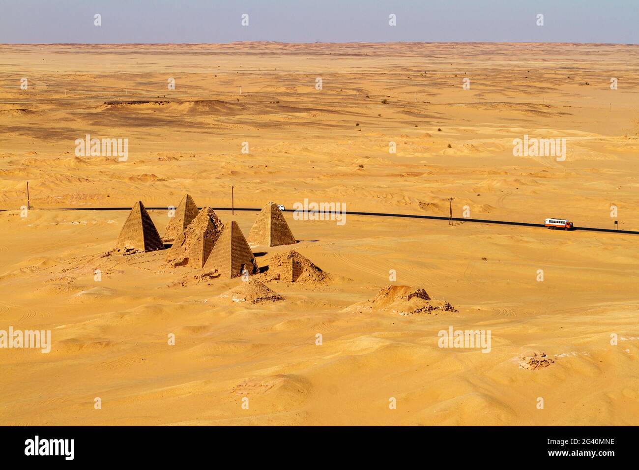 The pyramids of Jebel Barkal in Sudan Stock Photo - Alamy