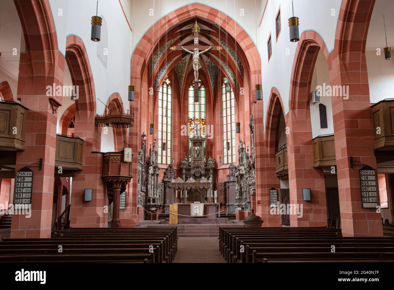 Evangelical church europe germany baden baden hi-res stock photography ...