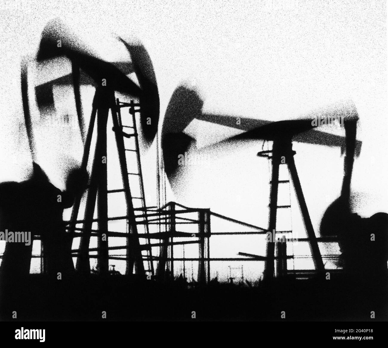 Oil pump jacks in motion (ABSTRACT). #570-1 Stock Photo - Alamy