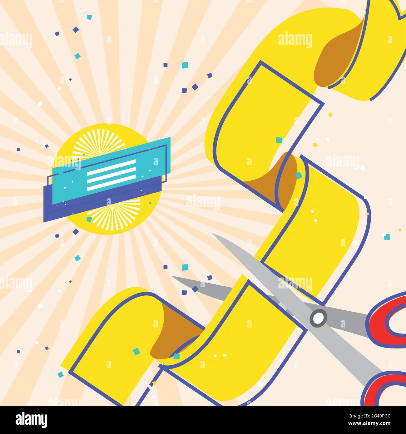 grand opening ceremony Stock Vector Image & Art - Alamy