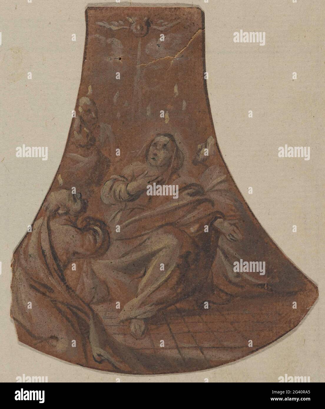 Outpouring of the Holy Spirit Stock Photo - Alamy