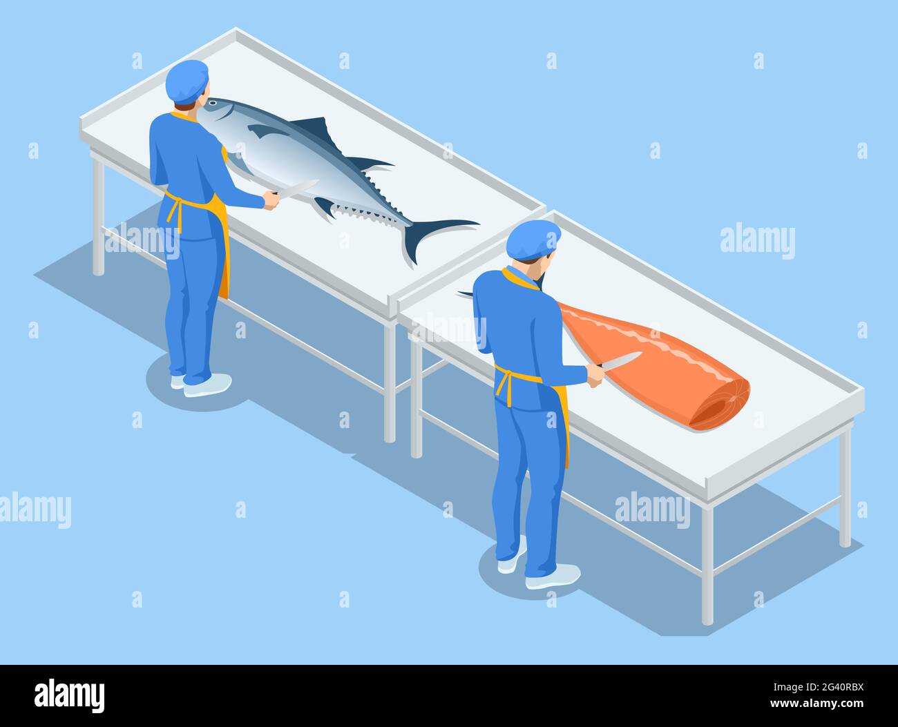 Fish processing plant england Stock Vector Images - Alamy