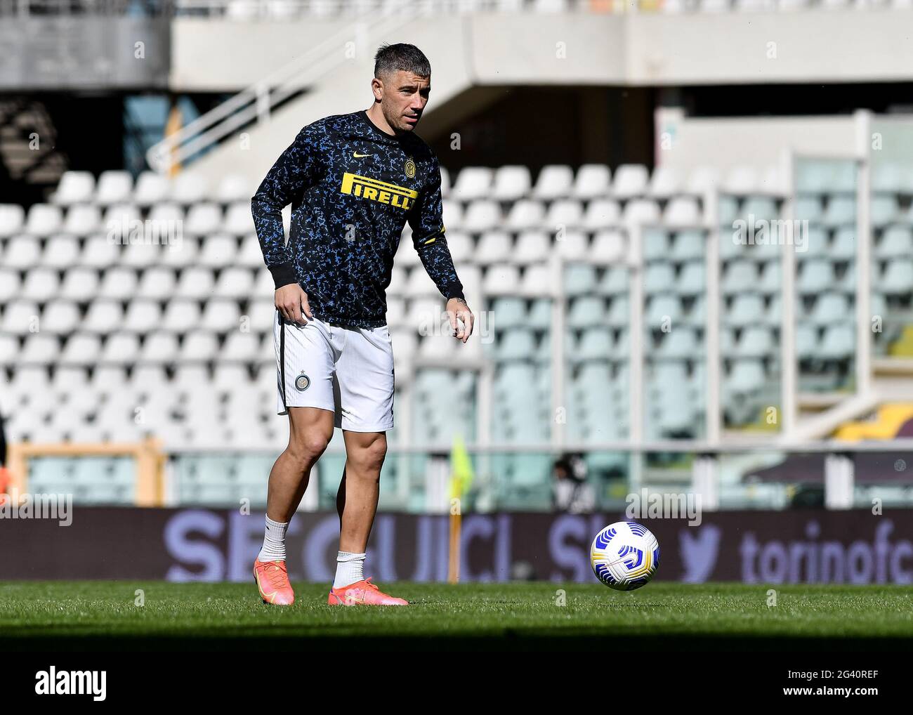 Aleksandar Kolarov of FC Internazionale during the Serie A 2020/21 ...