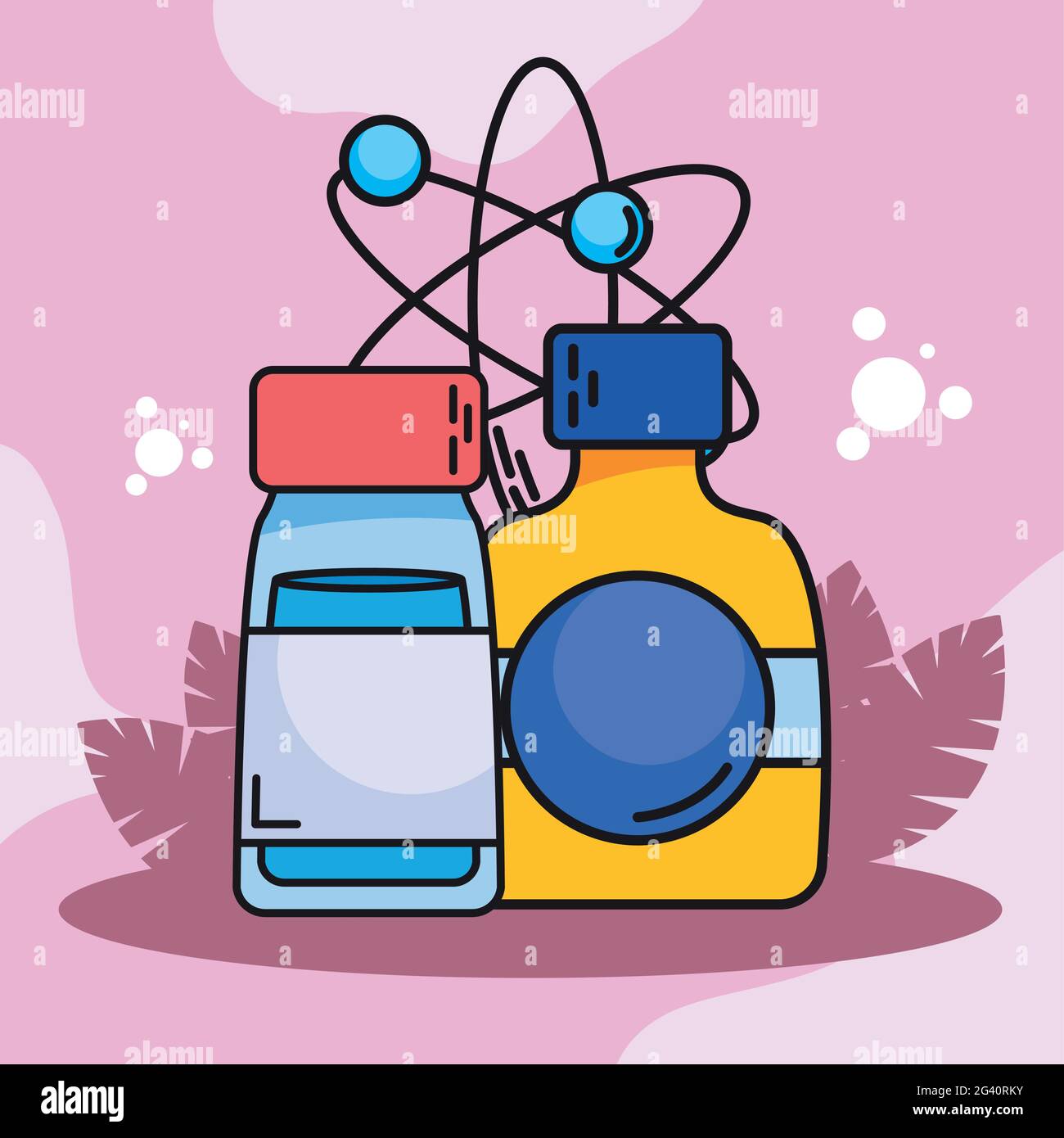 Lab jars Stock Vector Images - Alamy
