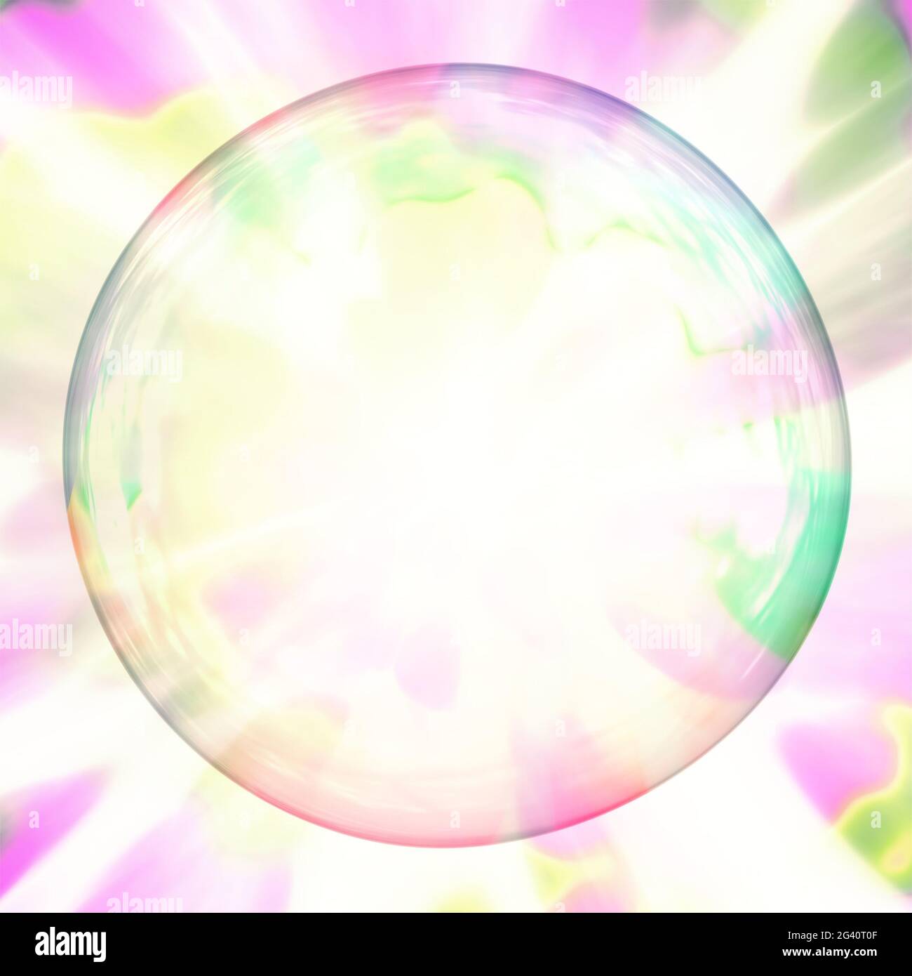 Soap bubble background illustration Stock Photo - Alamy