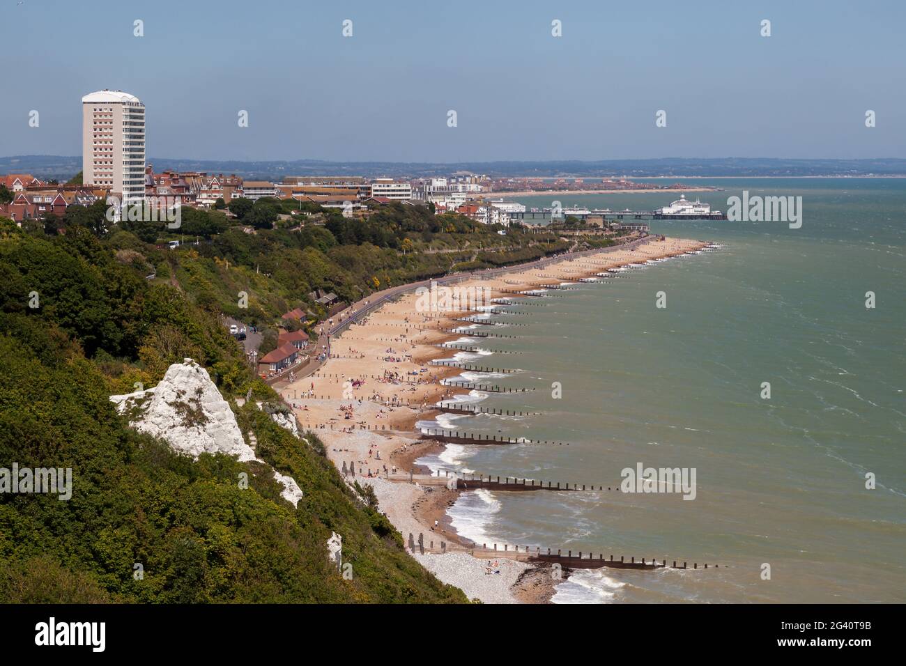 View of the promenade at Eastbourne Stock Photo - Alamy