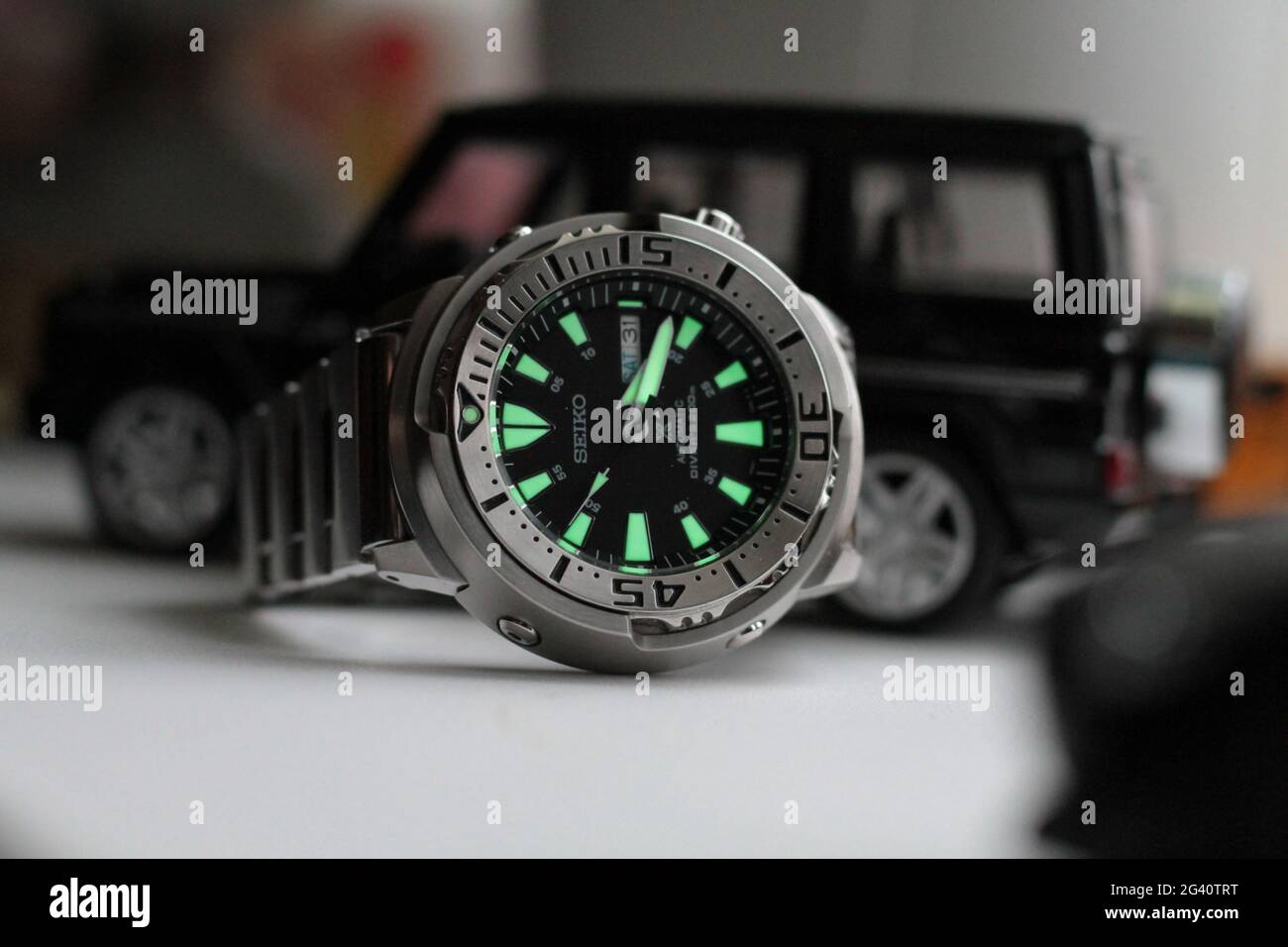 cool expensive watches from the new collection close-up on the table ...