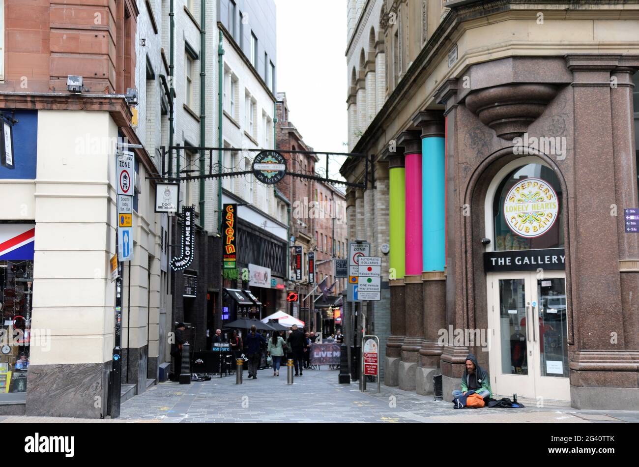 The famous Cavern Quarter in Liverpool Stock Photo - Alamy