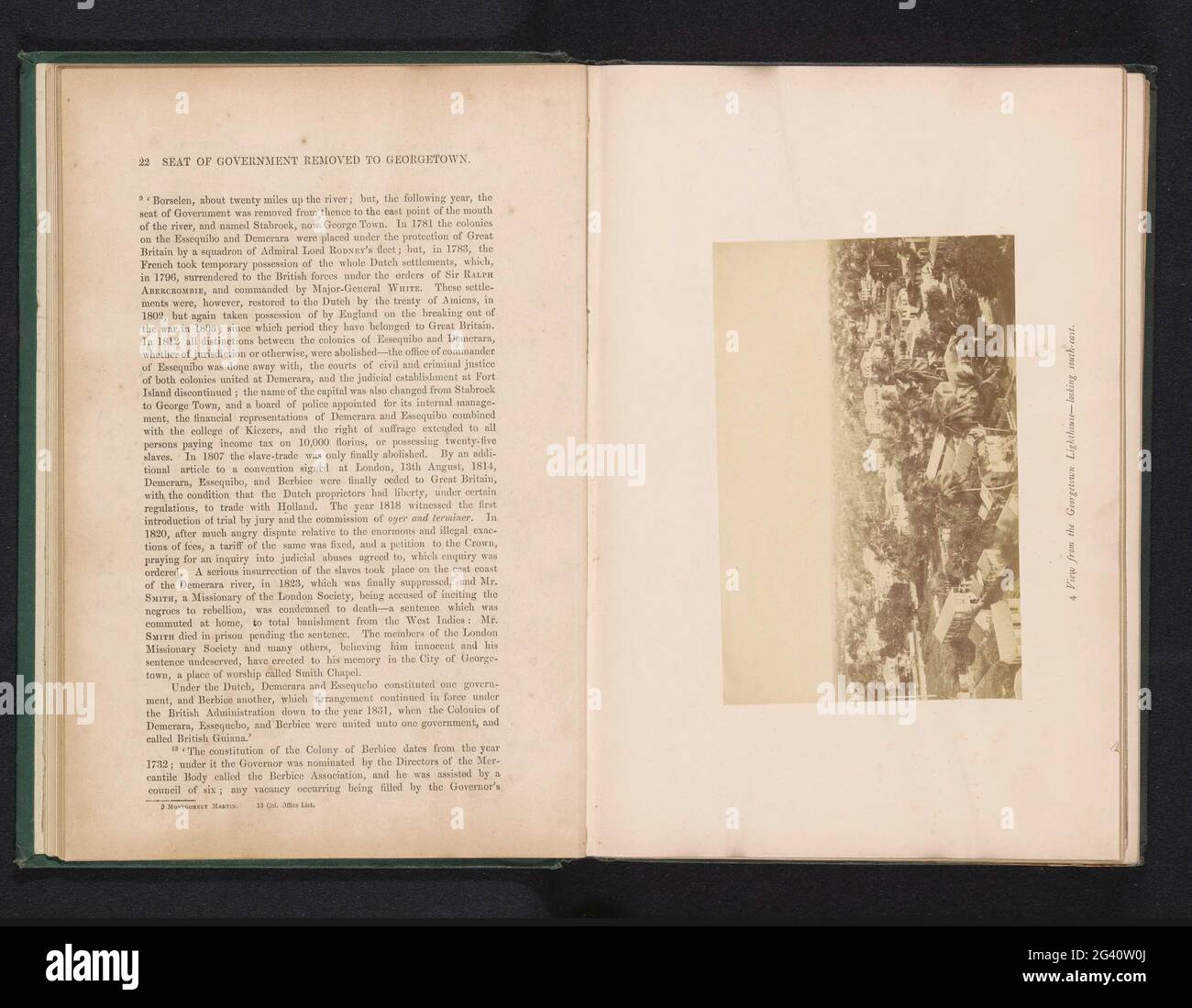 Face on Georgetown from a lighthouse; View from the Georgetown ...