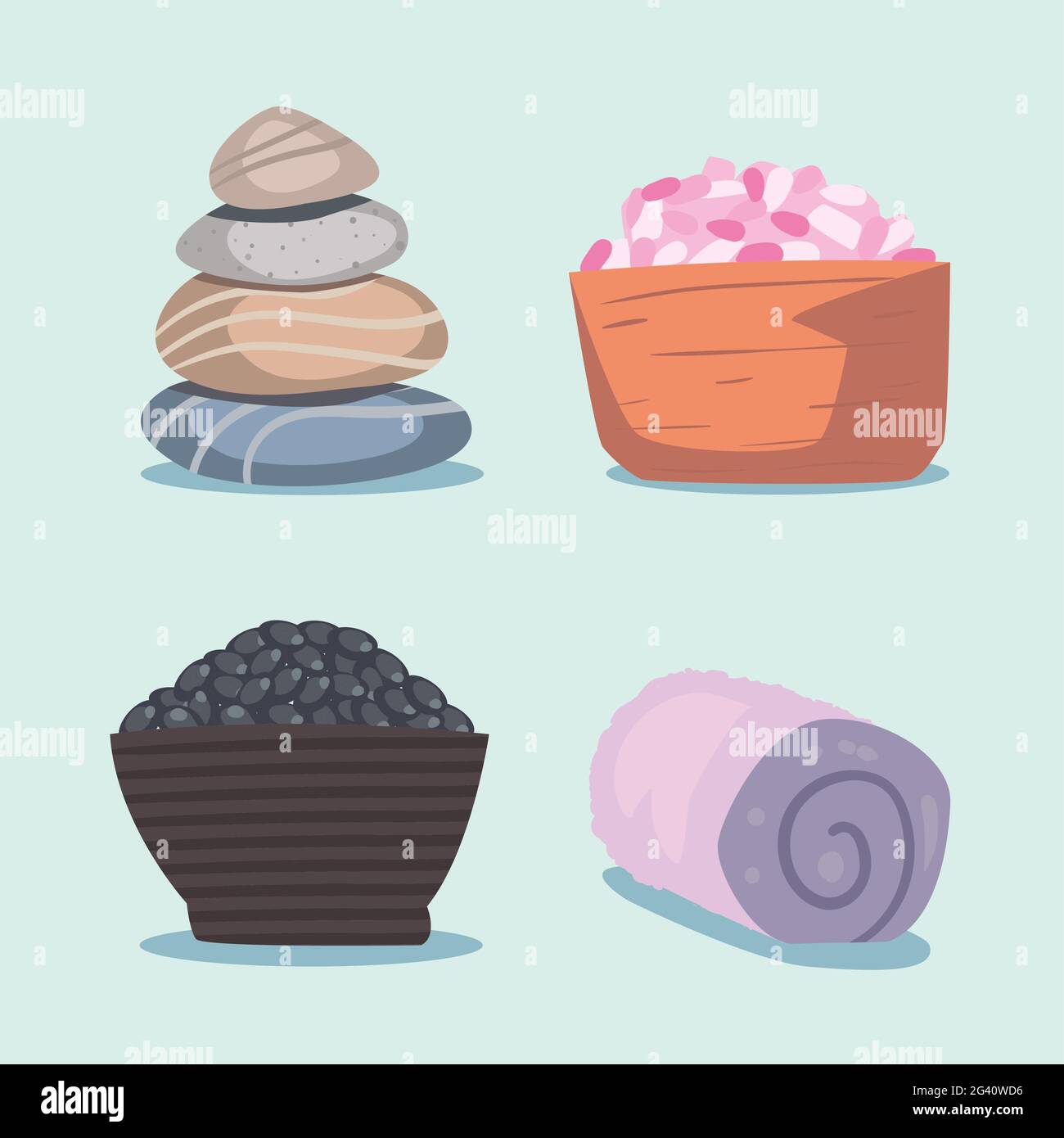 Relaxed lifestyle symbol Stock Vector Images - Alamy