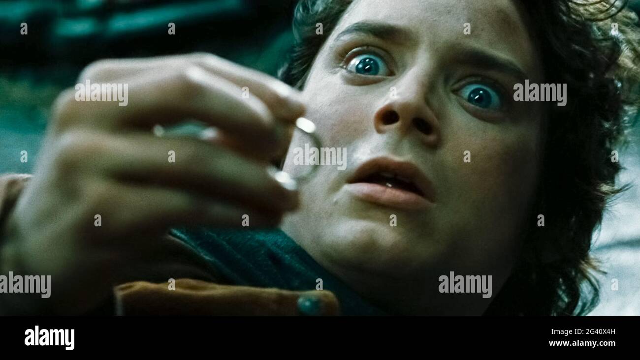 USA. Elijah Wood as Frodo in a scene from (C)New Line Cinema film: The ...