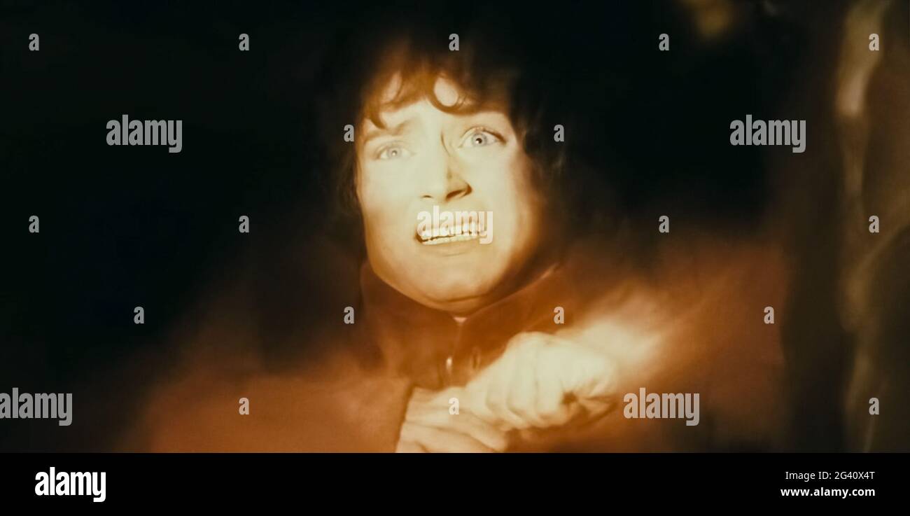 USA. Elijah Wood as Frodo in a scene from (C)New Line Cinema film: The ...