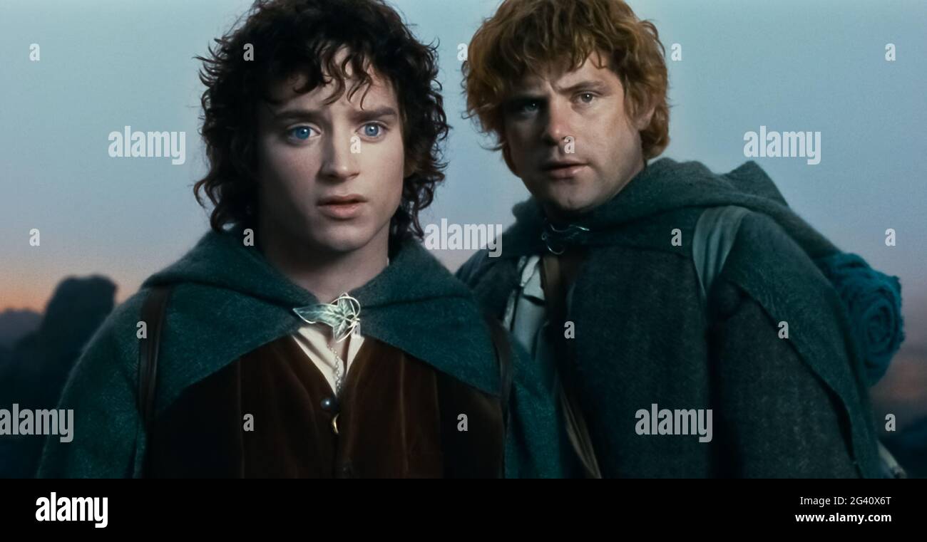 USA. Sean Astin and Elijah Wood in a scene from (C)New Line Cinema film ...