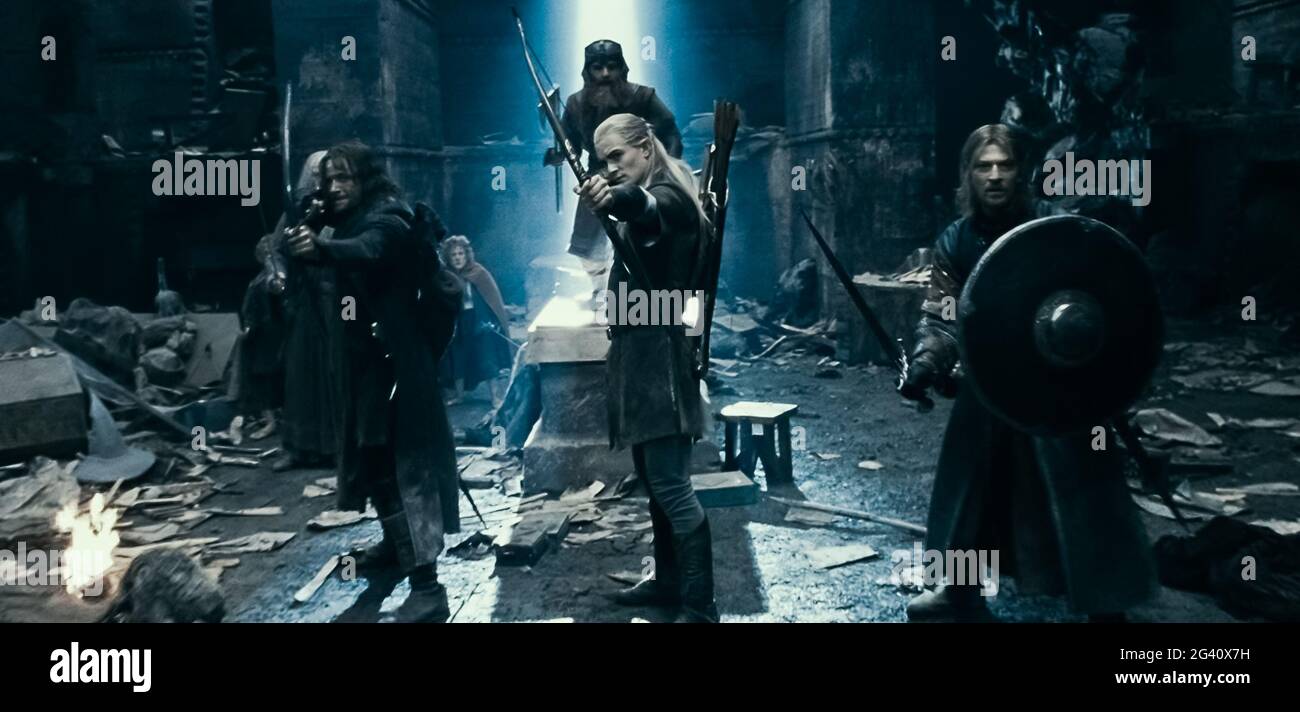 USA. Sean Astin, Sean Bean, Elijah Wood, Viggo Mortensen, Ian McKellen ...