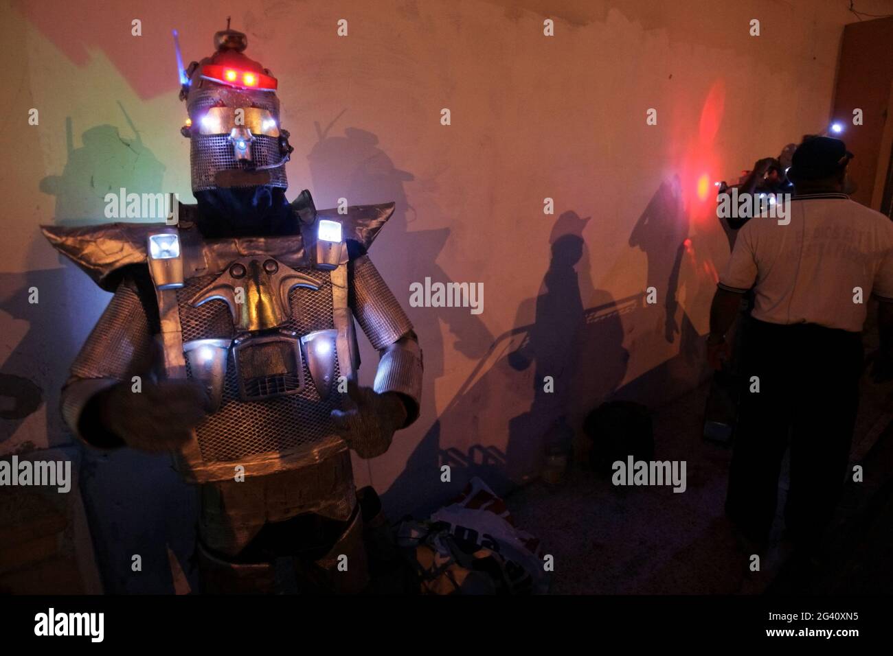 Maracaibo-Zulia-Venezuela-5-11-2010- An electric ingineering studen ...