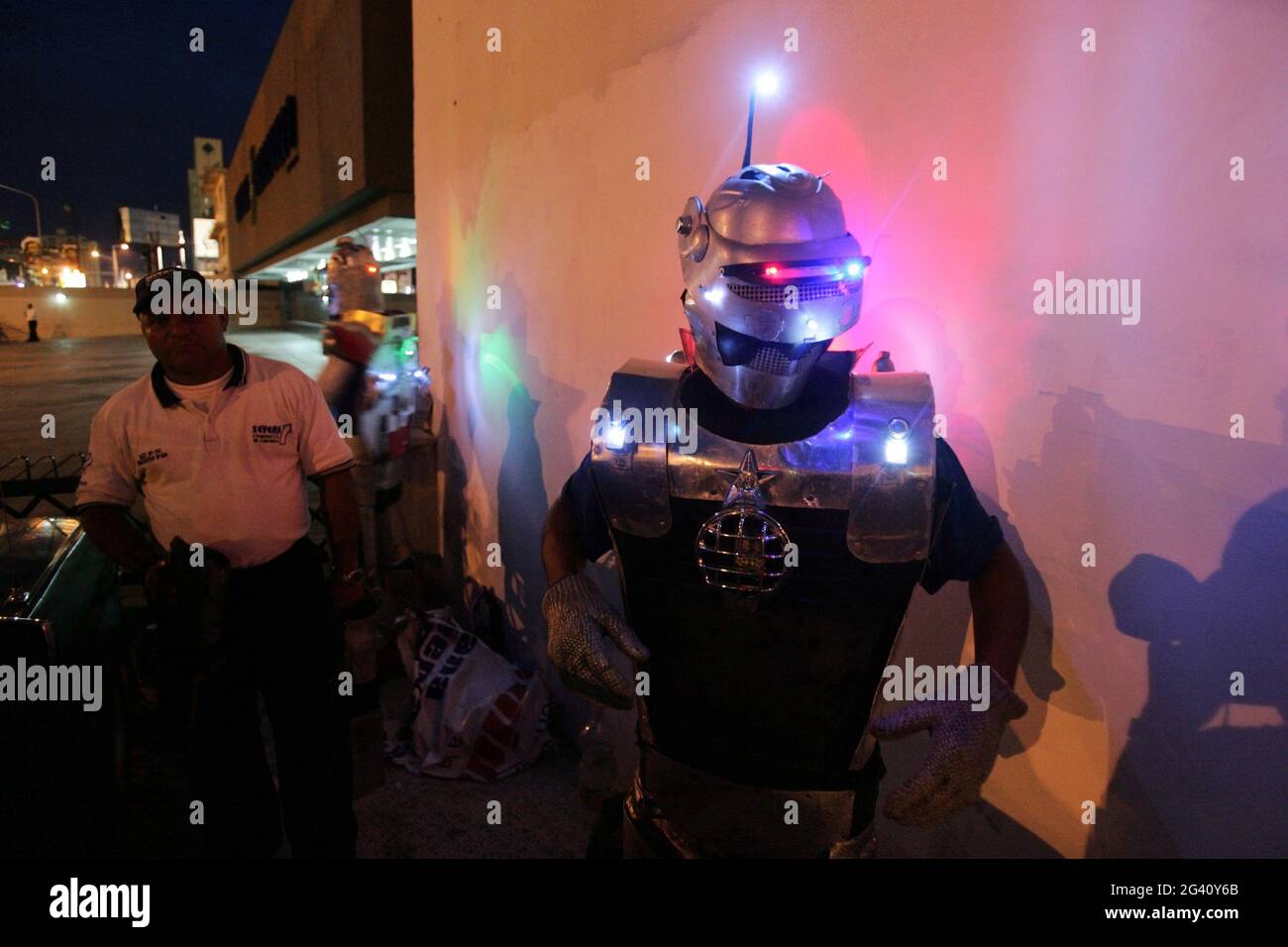 Maracaibo-Zulia-Venezuela-5-11-2010- An electric ingineering studen ...