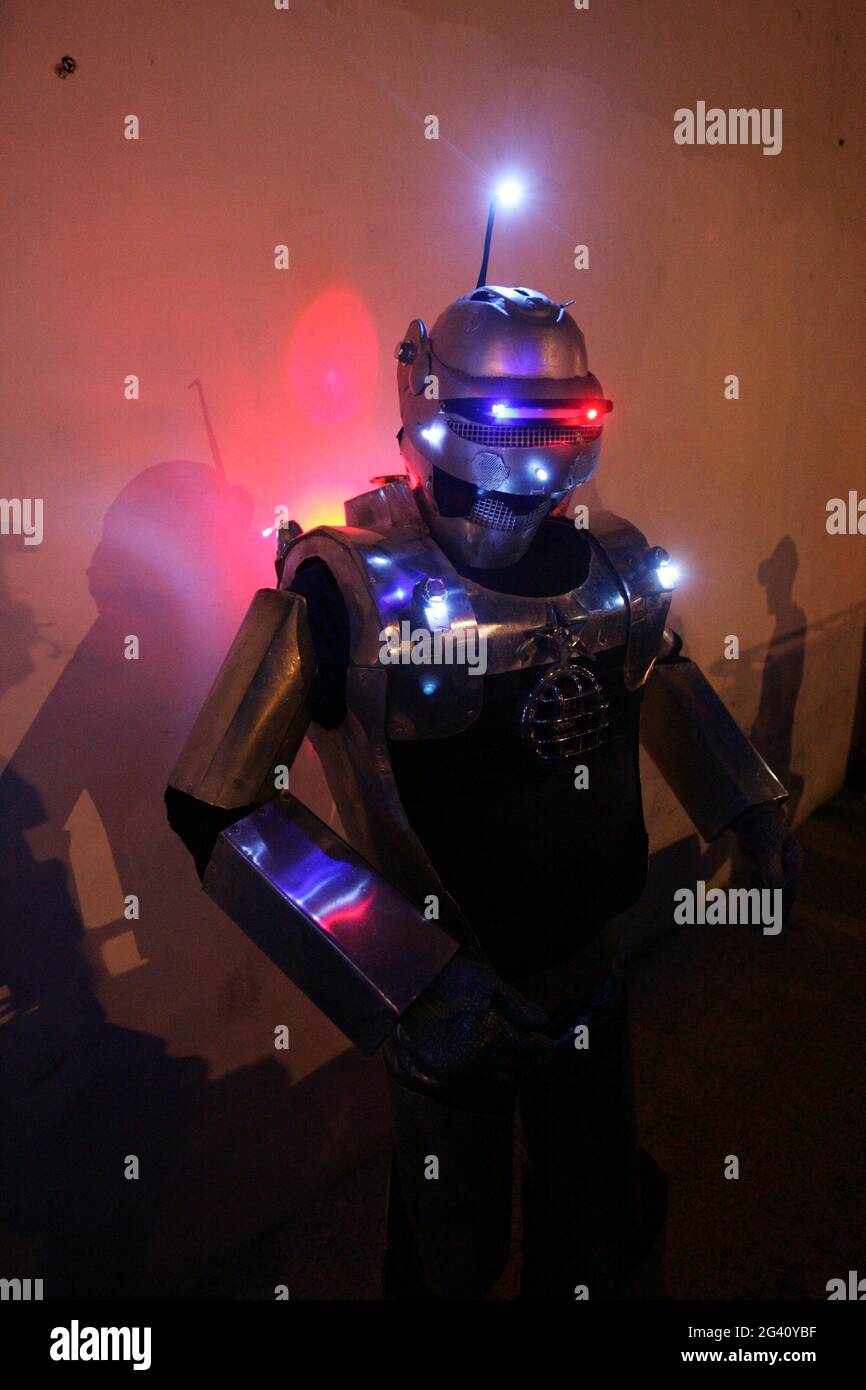 Maracaibo-Zulia-Venezuela-5-11-2010- An electric ingineering studen ...