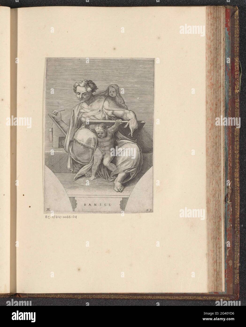 Prophet Daniel; Daniel; Paintings in the Sixtin Chapel. The prophet ...