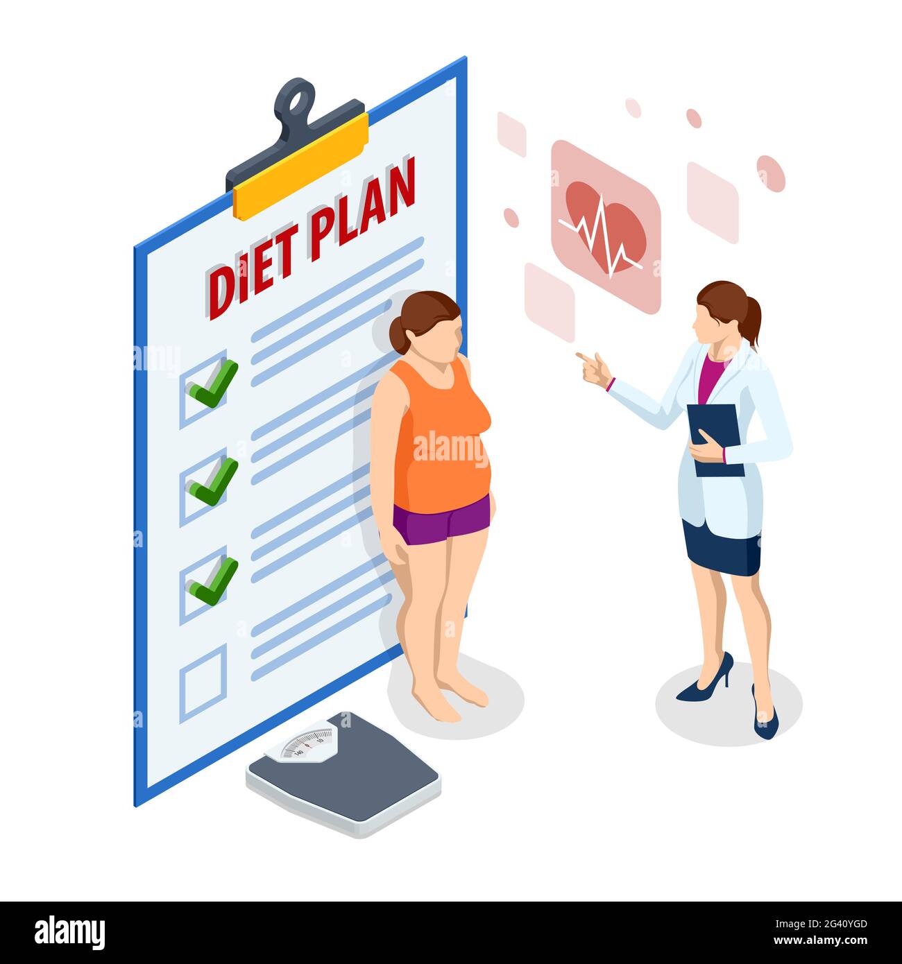Obesity health risk Stock Vector Images - Alamy