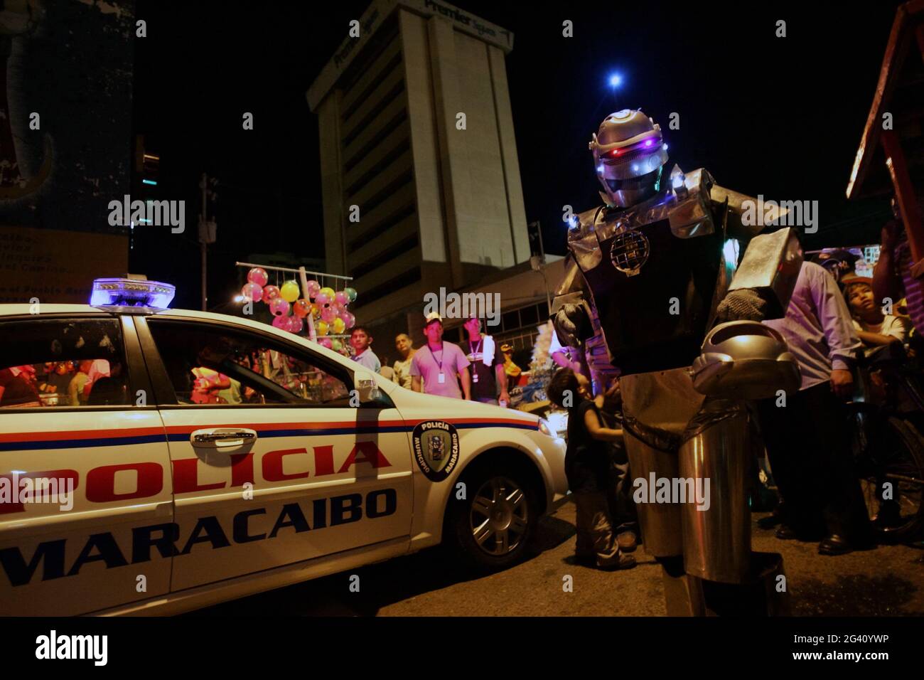 Maracaibo-Zulia-Venezuela-5-11-2010- An electric ingineering studen ...