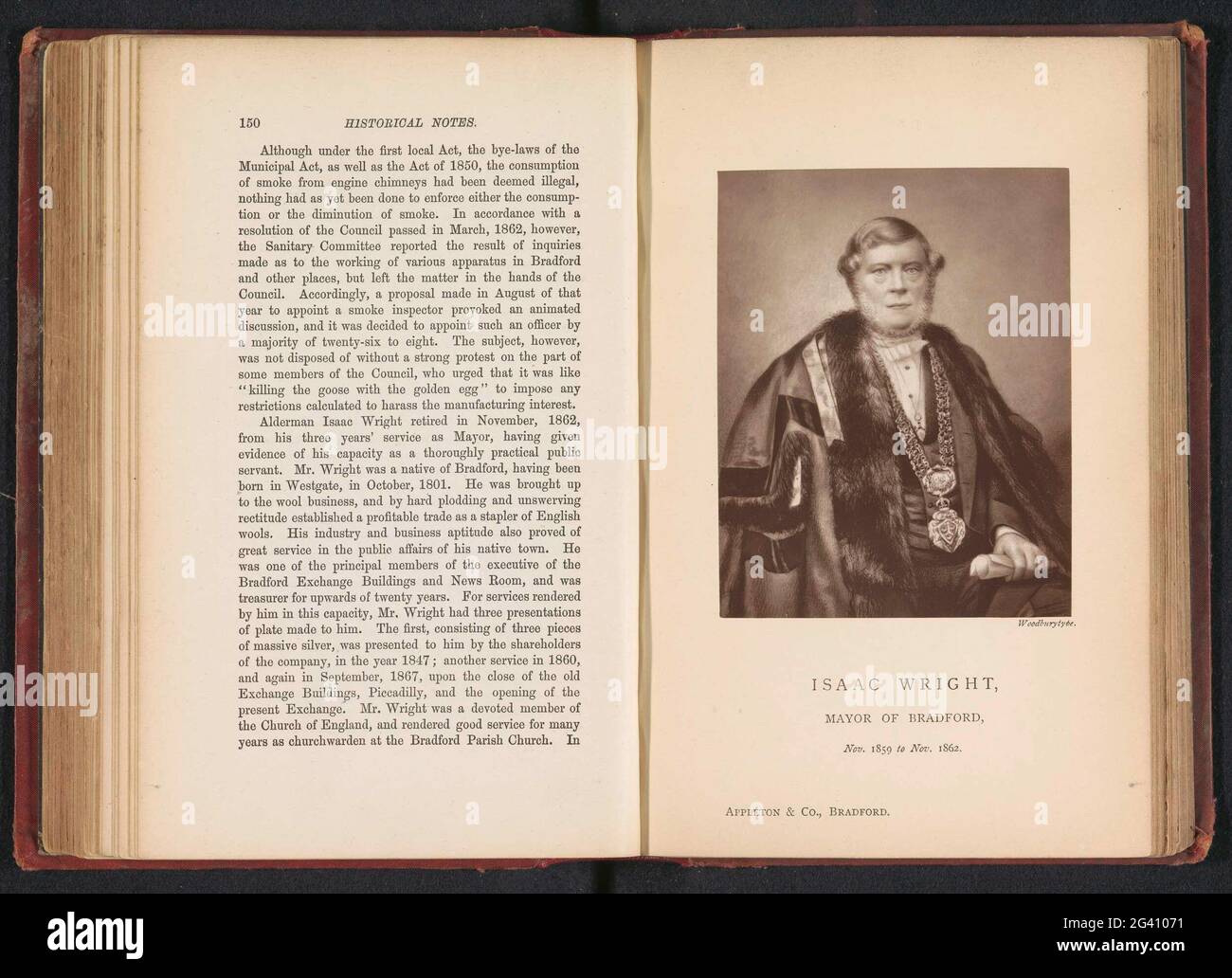 Photo production of a drawing, representing a portrait of Isaac Wright ...