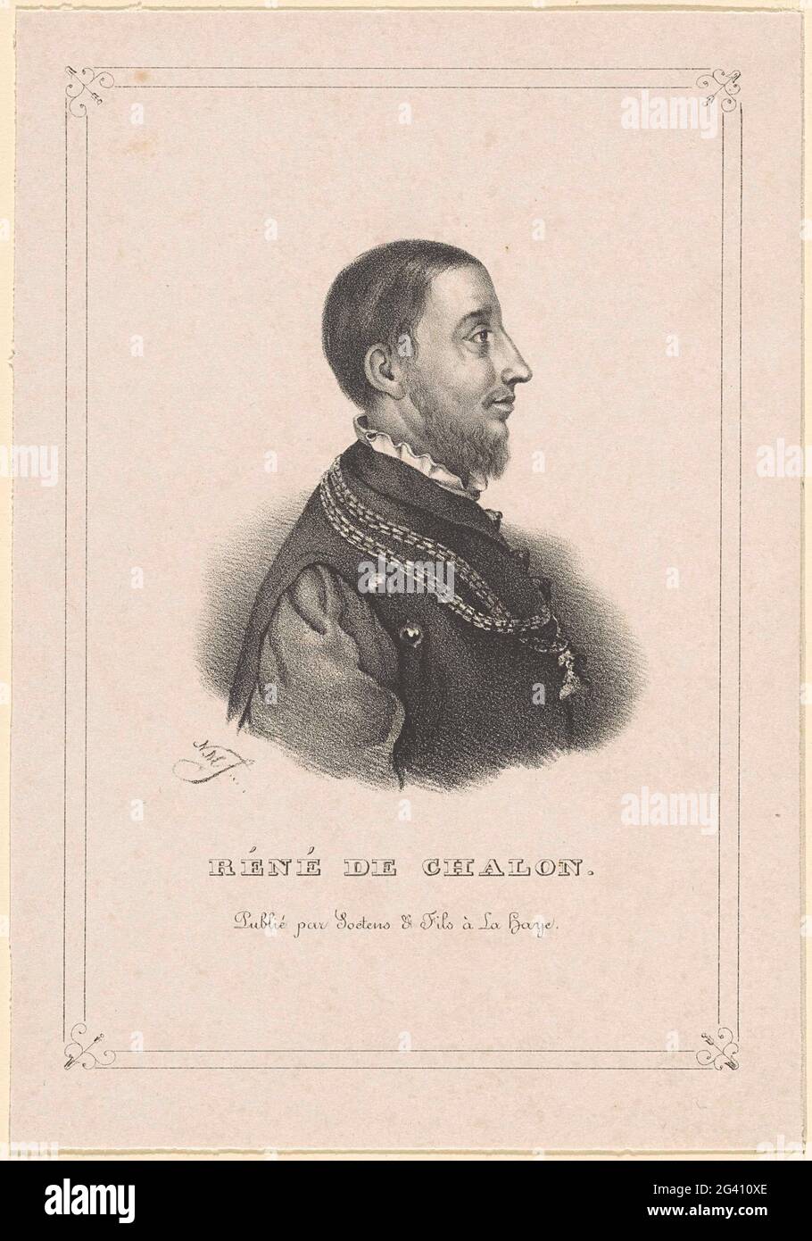 Portrait of René van Châlon, Prince of Orange. Portrait of René van ...