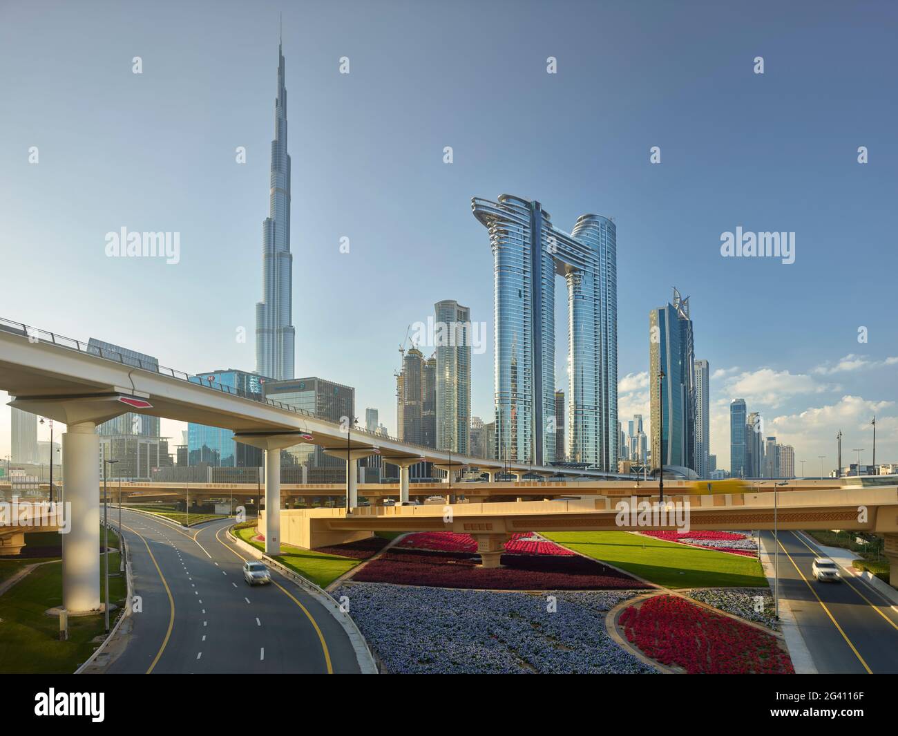 Burj Khalifa, Address Sky View Hotel, Dubai, United Arab Emirates Stock ...