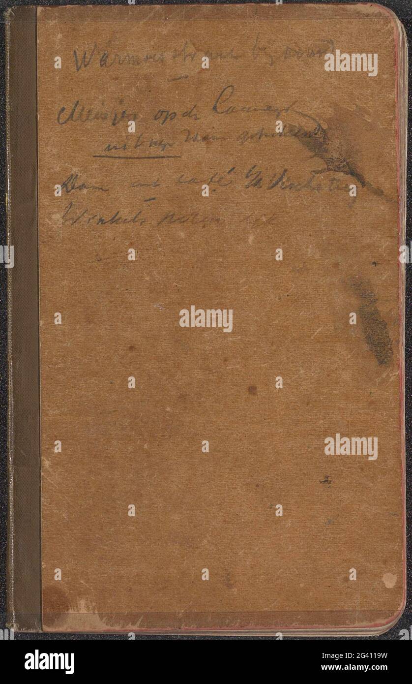 Sketchbook with 38 sheets. Sketchbook consisting of 38 sheets with ...