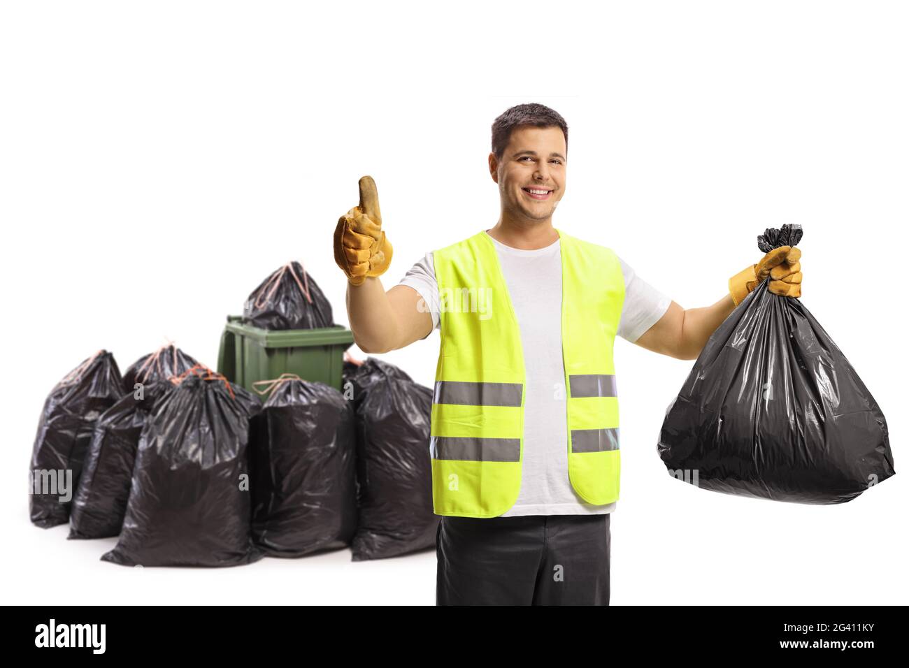 White bin lorry hi-res stock photography and images - Alamy