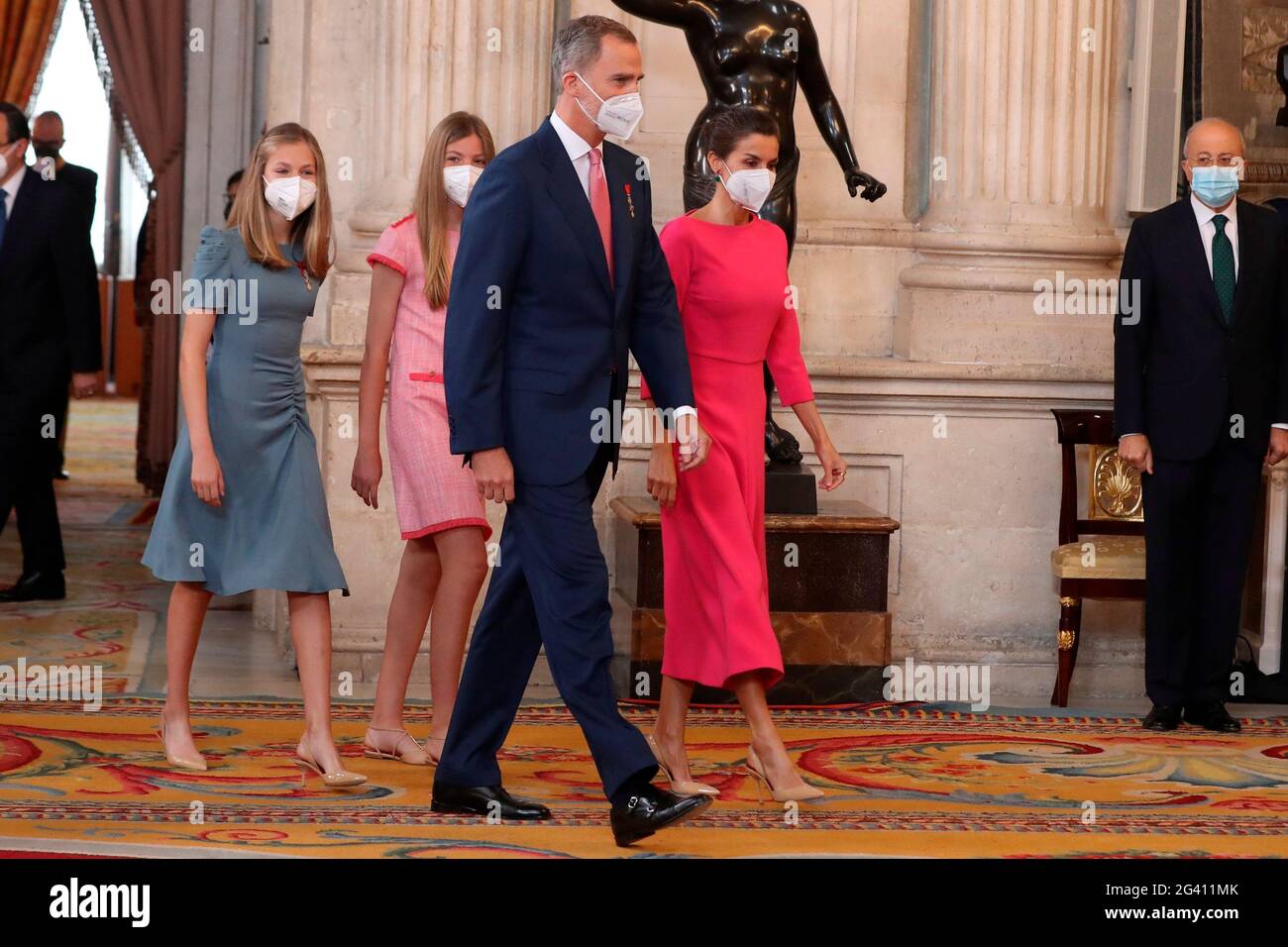 18-06-2021 Merit Princess Leonor, King Felipe and Queen Letizia and ...
