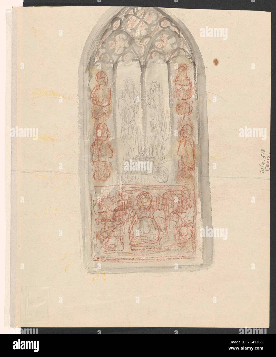 Design for a church window Stock Photo - Alamy