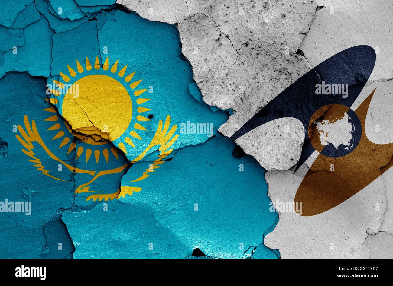 Eurasian economic union flag hi-res stock photography and images - Alamy