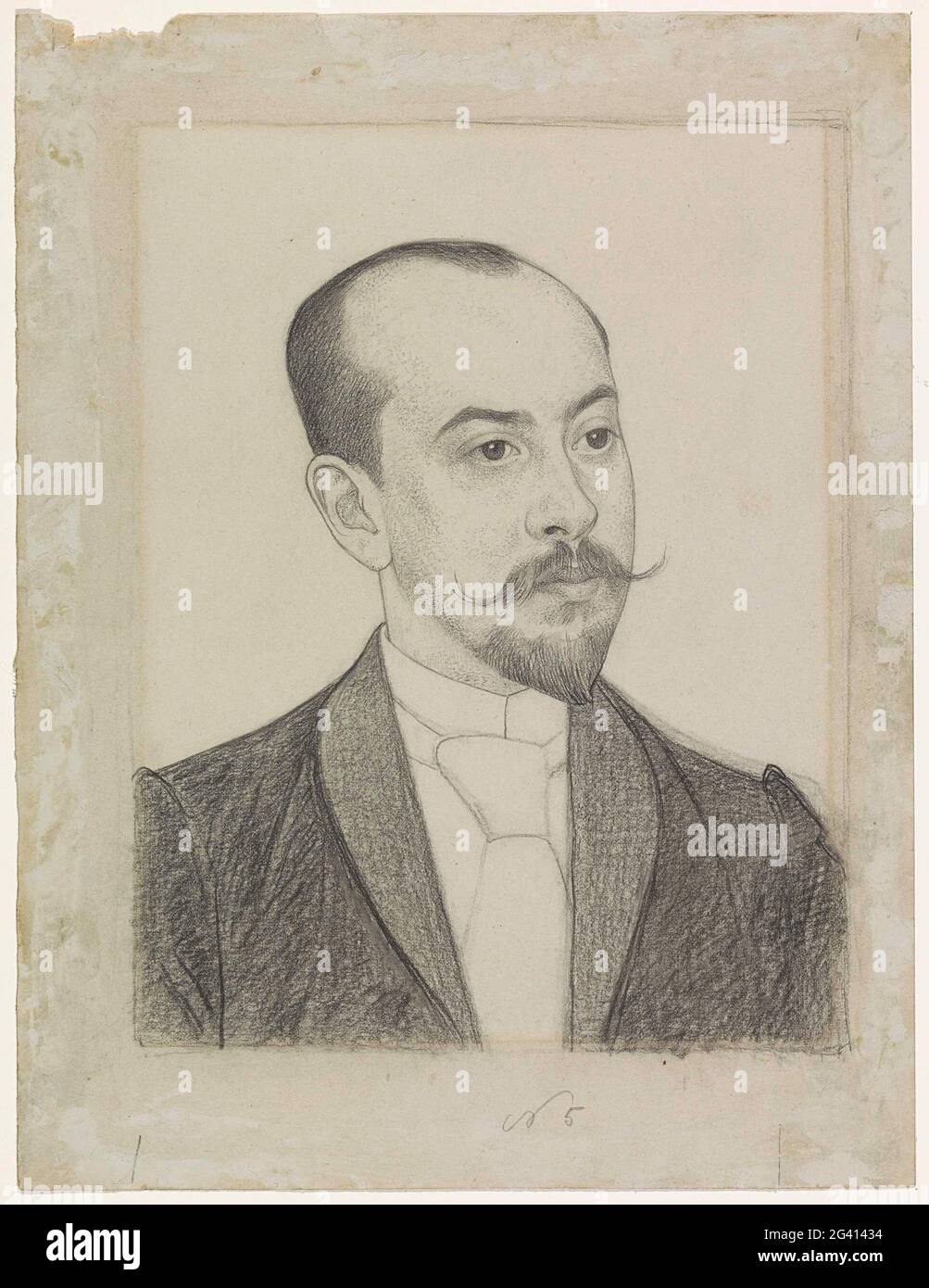 Portrait of Louis Couperus Stock Photo - Alamy
