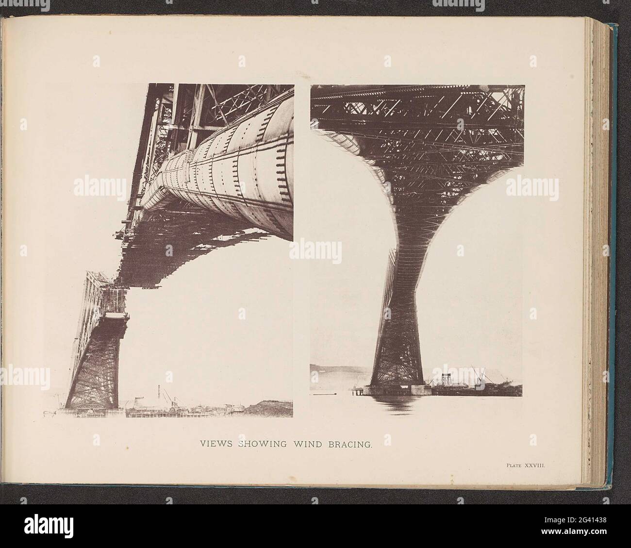 Views showing wind bracing Stock Photo - Alamy