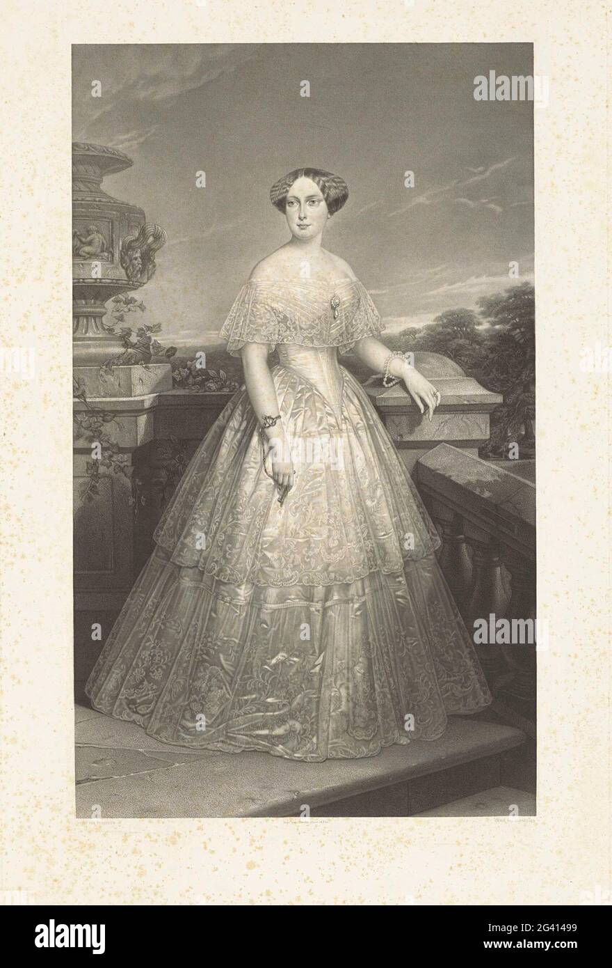 Station portrait of Anna Paulowna; Portrait of Wilhelmina Fred. Alex ...