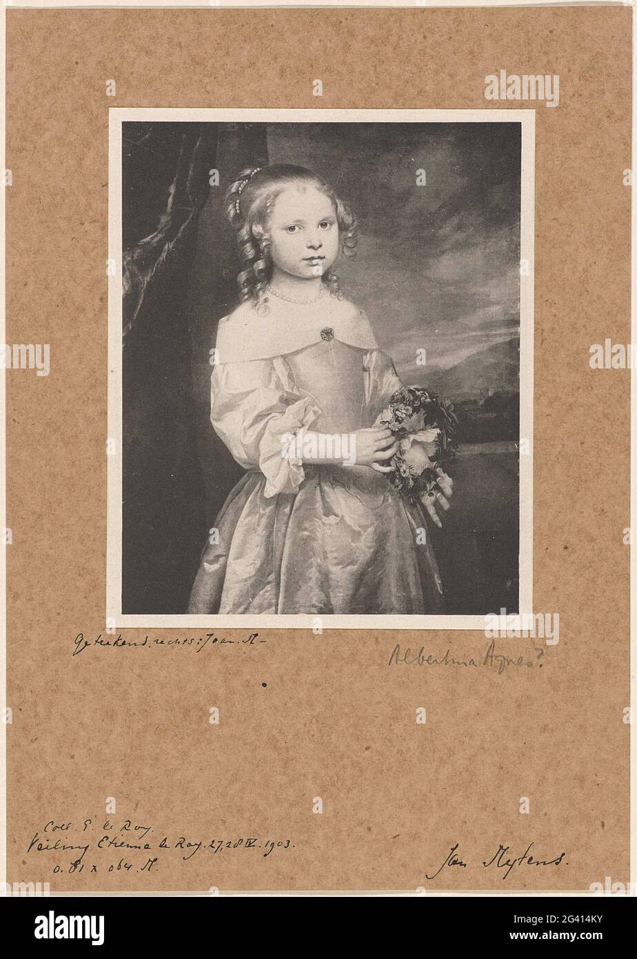 Portrait of Albertine Agnes, Princess of Orange Stock Photo - Alamy