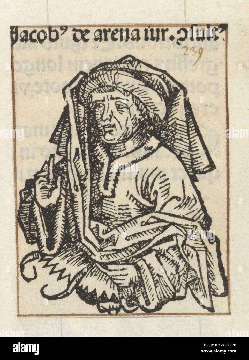 Jacobus van Arena; Jacob [US] The Arena (...); Liber chronicarum. A ...