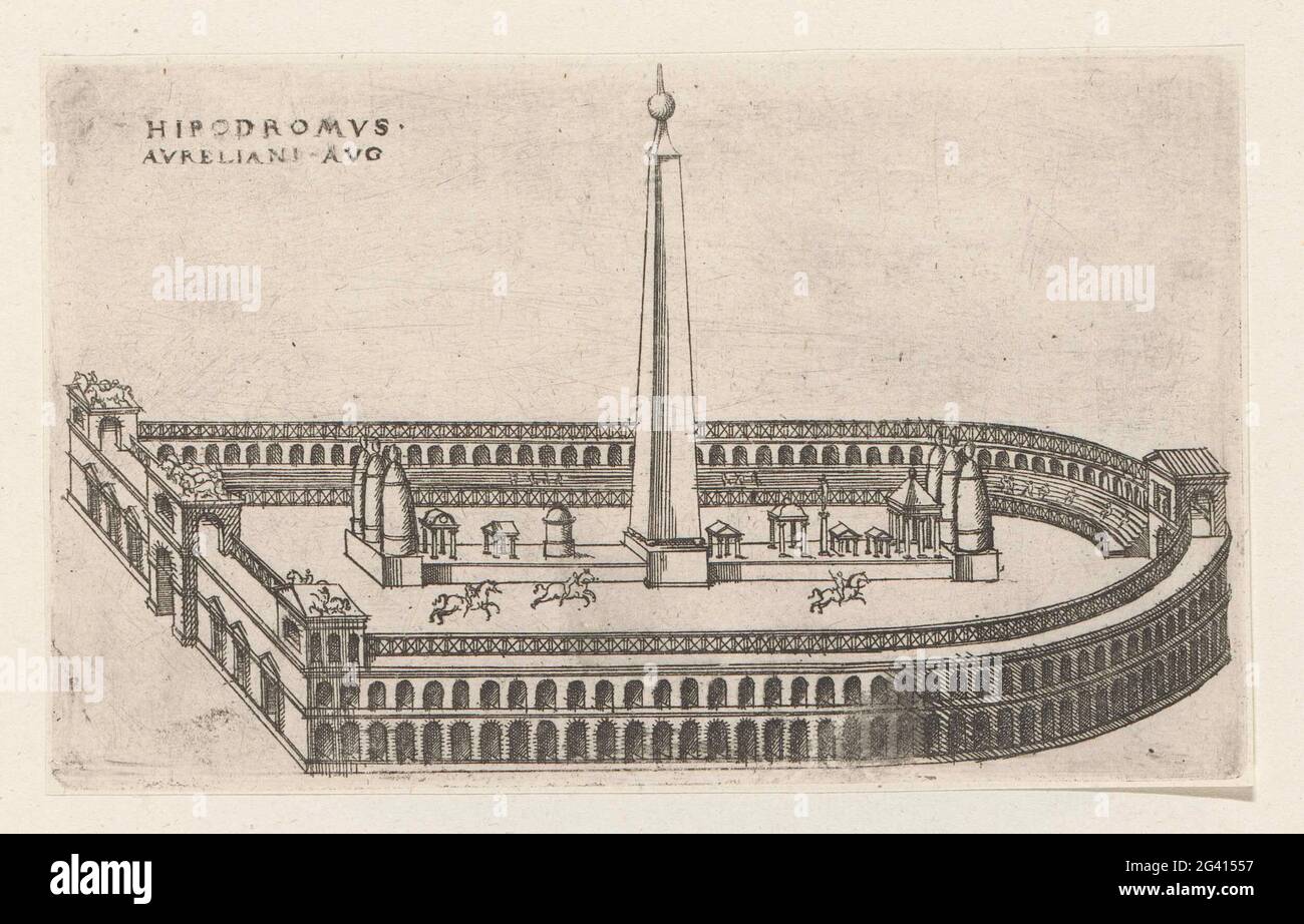 Aurelianus Circus in Rome; Hipodromus Aureliani Aug.; Livre des Edifes ...