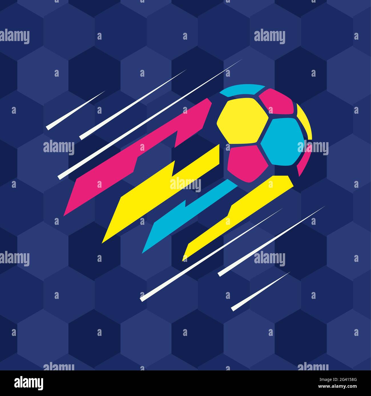 Soccer and football colored ball Stock Vector Image & Art - Alamy