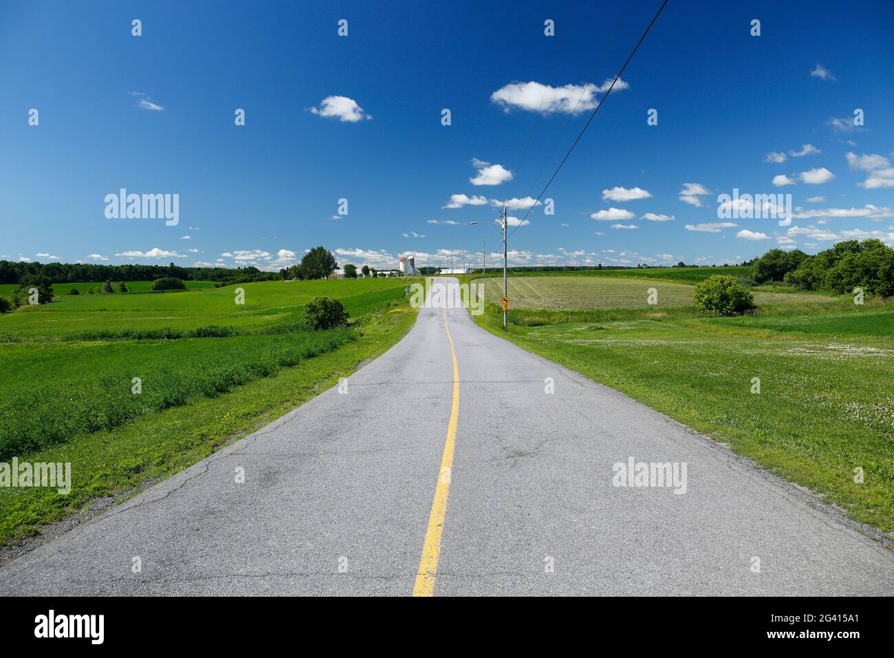 Rural ountry road, Quebec, Canada Stock Photo - Alamy