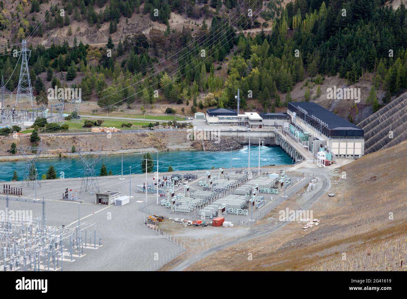 Hydro electric power station generating hi-res stock photography and ...