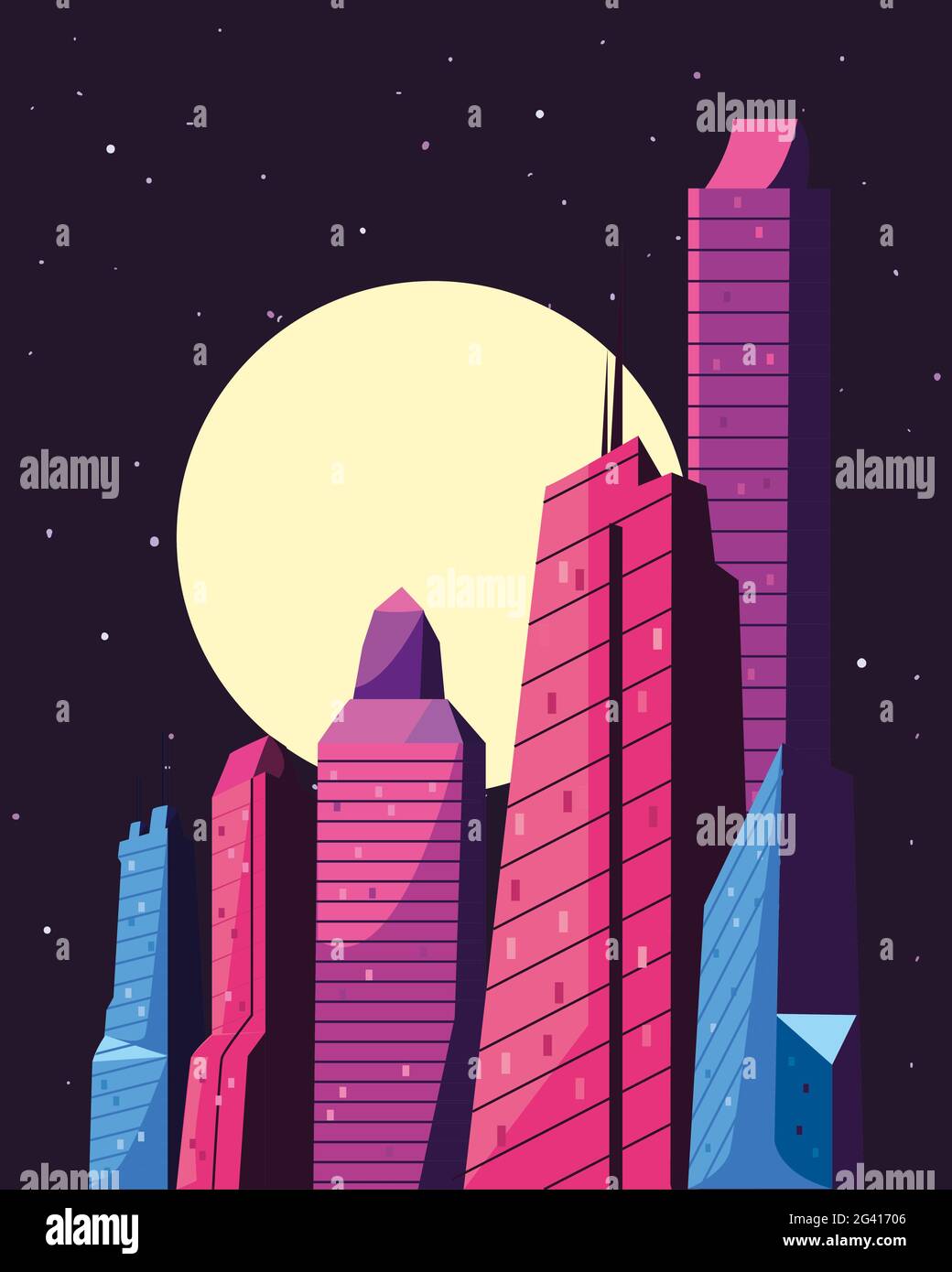 Buildings in center famous Stock Vector Images - Alamy