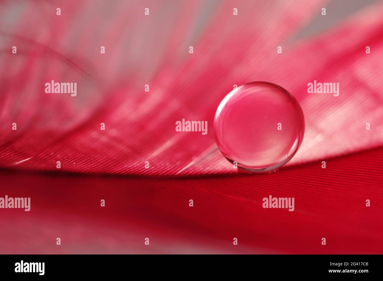 Big water drops, 3d balls on a blurry background with light effects and ...